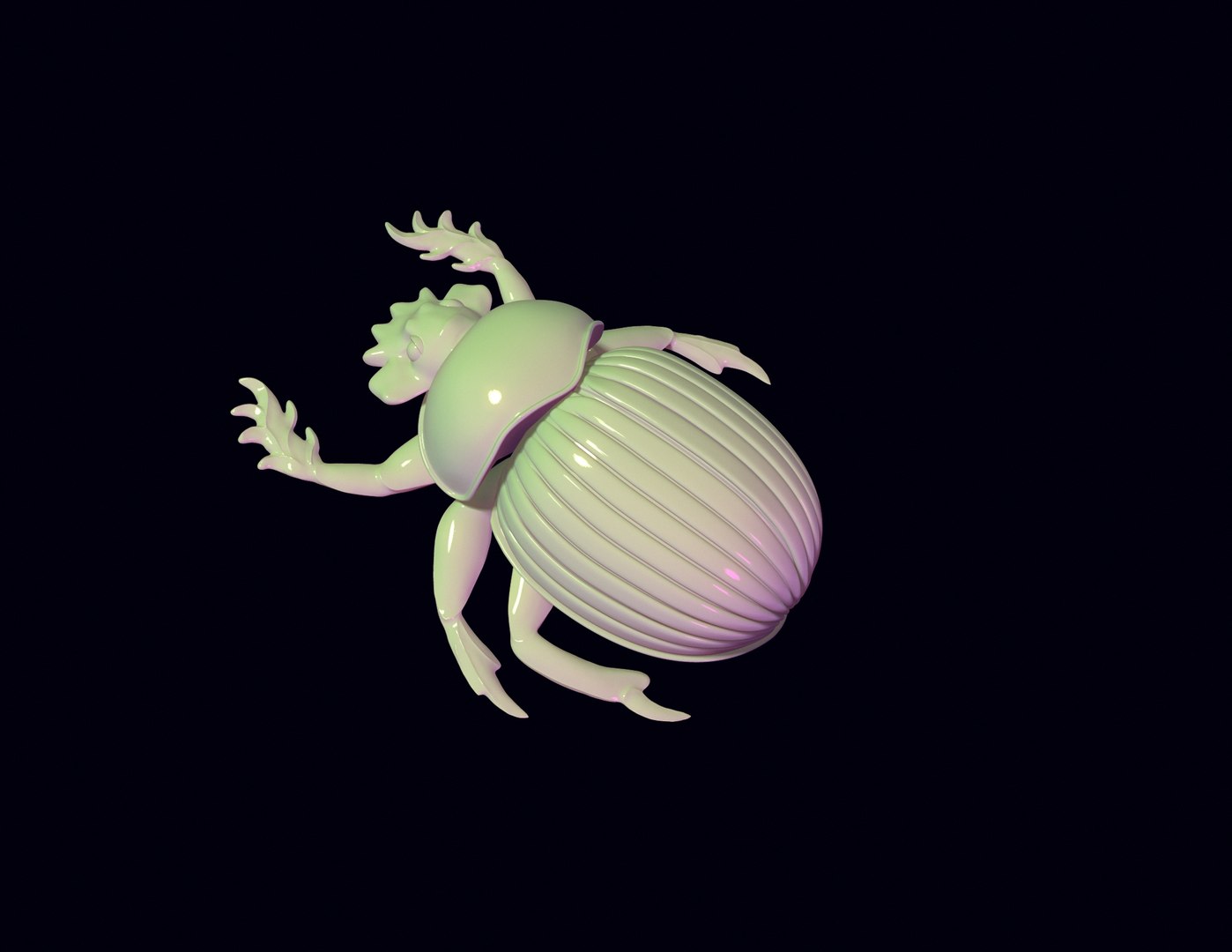 3D Scarab Beetle Toy - TurboSquid 2002040