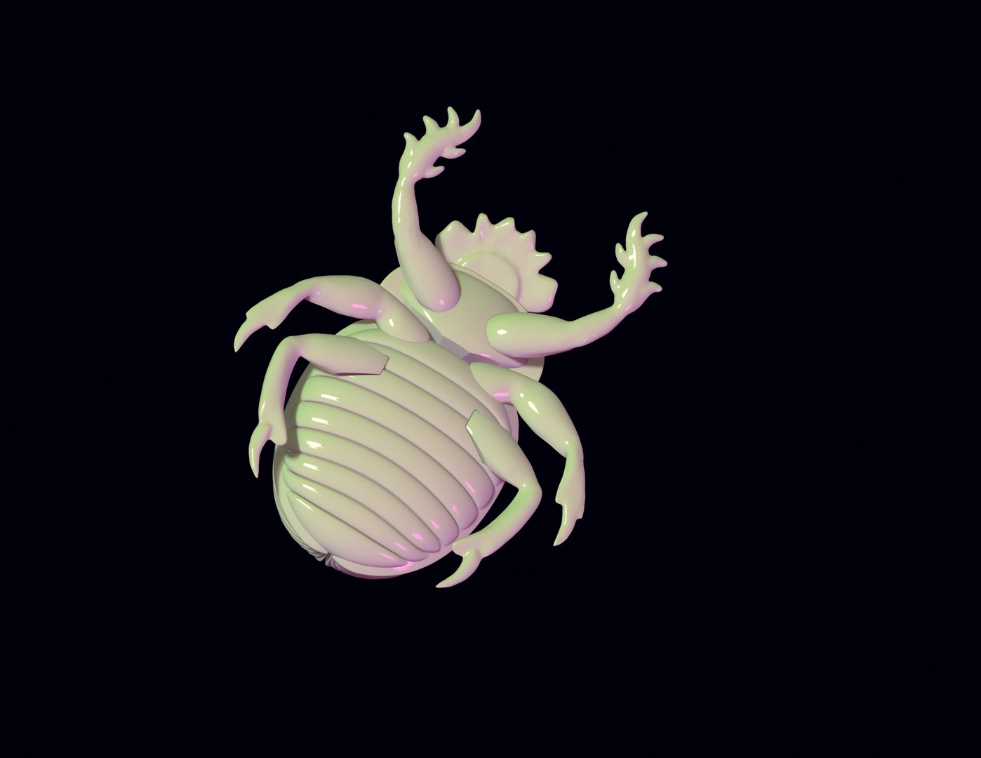 3D Scarab Beetle Toy - TurboSquid 2002040