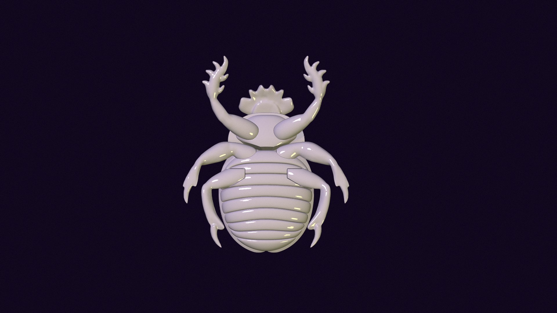 3D Scarab Beetle Toy - TurboSquid 2002040