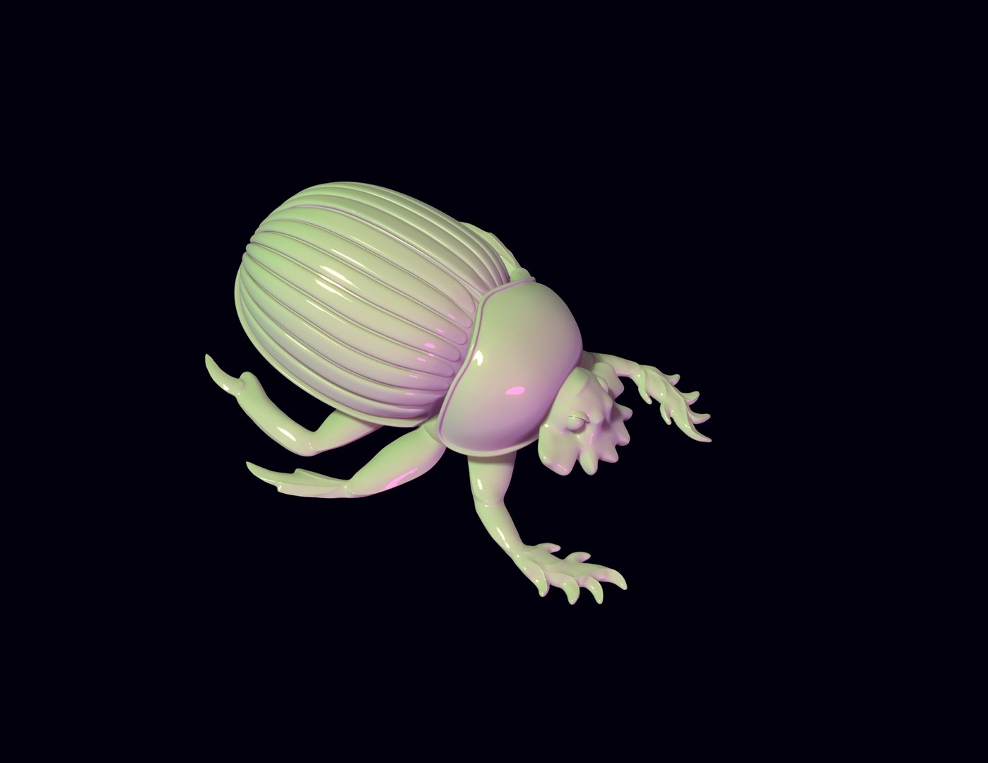 3D Scarab Beetle Toy - TurboSquid 2002040