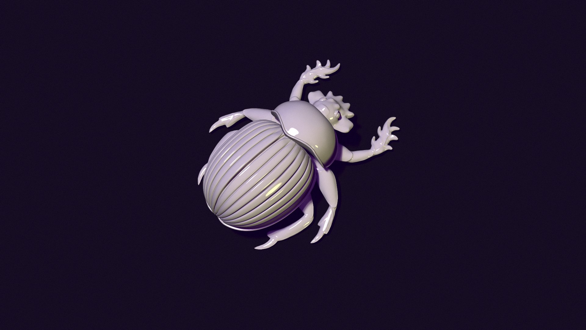 3D Scarab Beetle Toy - TurboSquid 2002040