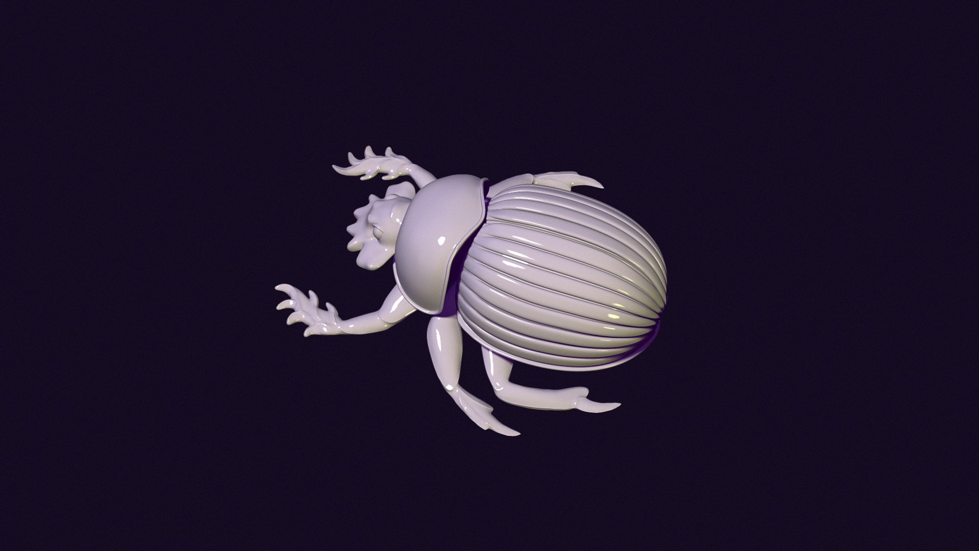 3D Scarab Beetle Toy - TurboSquid 2002040