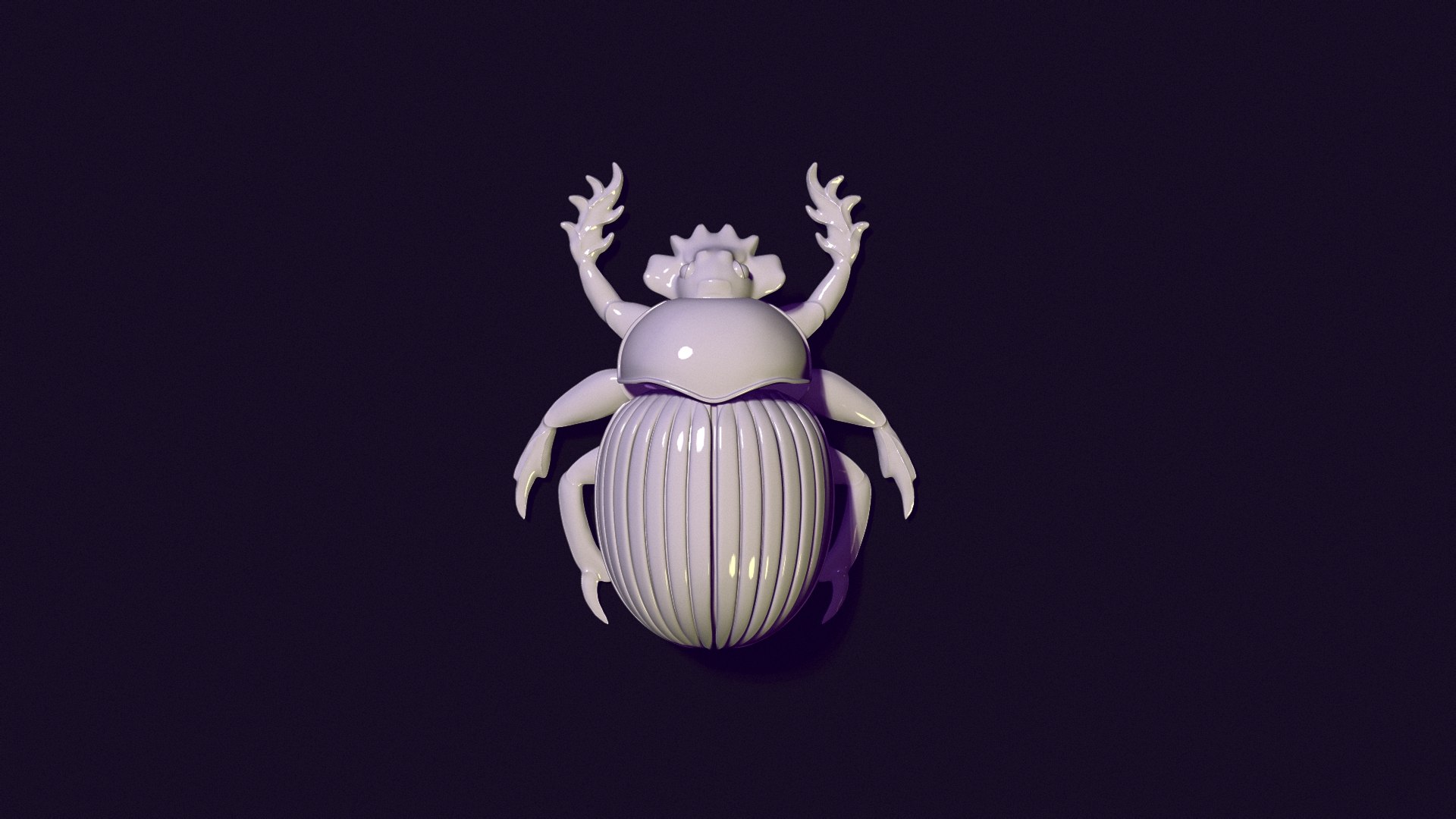 3D Scarab Beetle Toy - TurboSquid 2002040