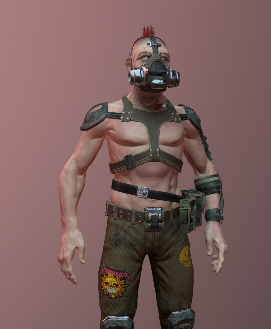 3D Human Punk - TurboSquid 1499540