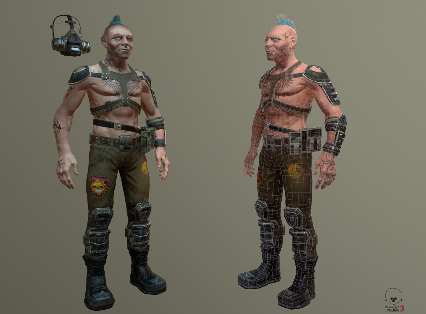 3D Human Punk - TurboSquid 1499540