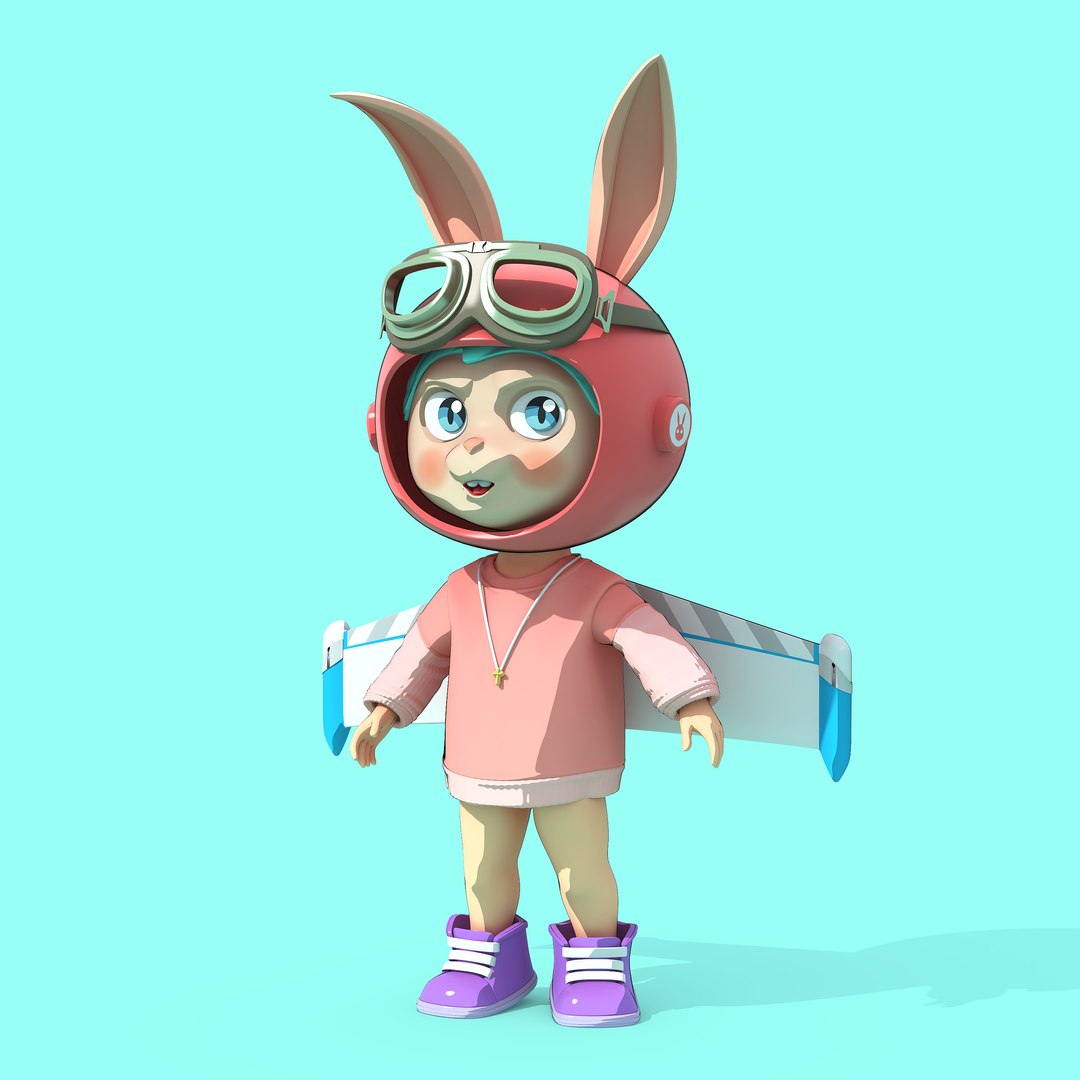 3D model Bunny Collection 3D Model Volume 3 - TurboSquid 2136563