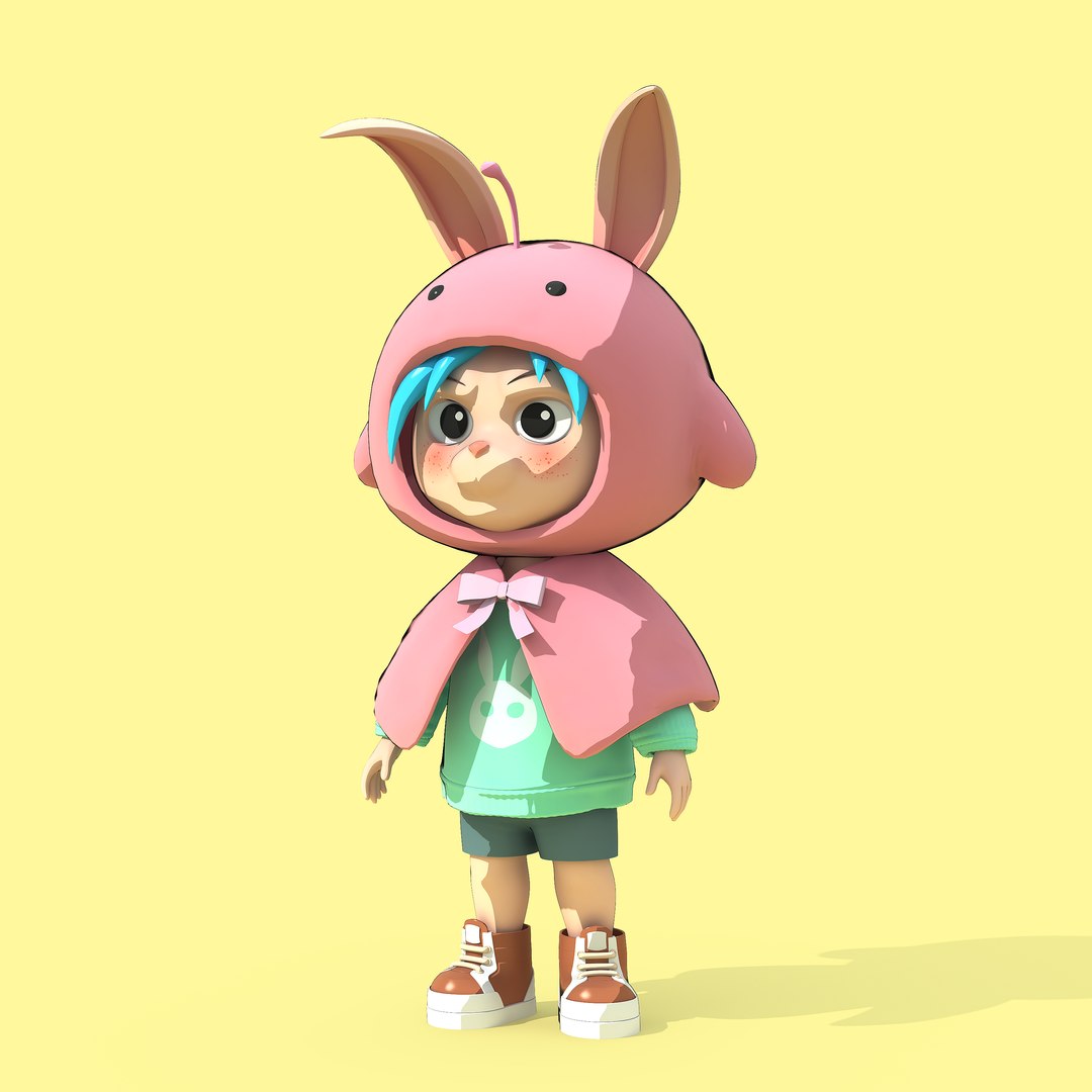 3D model Bunny Collection 3D Model Volume 3 - TurboSquid 2136563