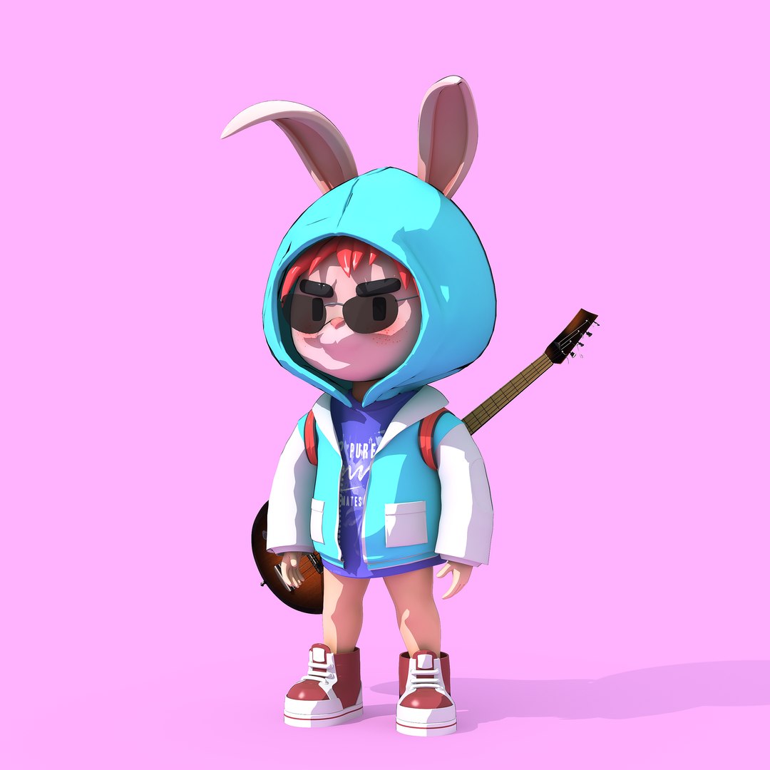 3D model Bunny Collection 3D Model Volume 3 - TurboSquid 2136563