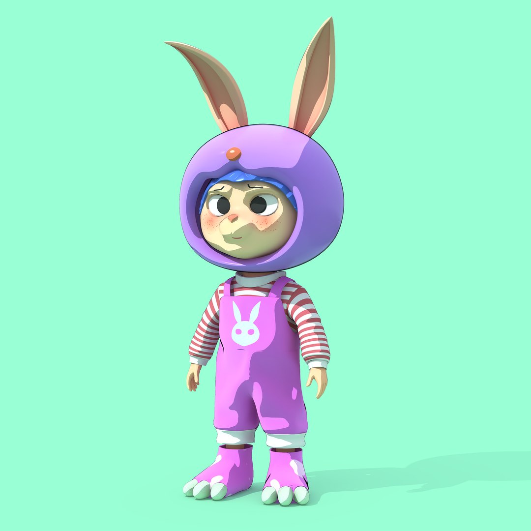 3D model Bunny Collection 3D Model Volume 3 - TurboSquid 2136563