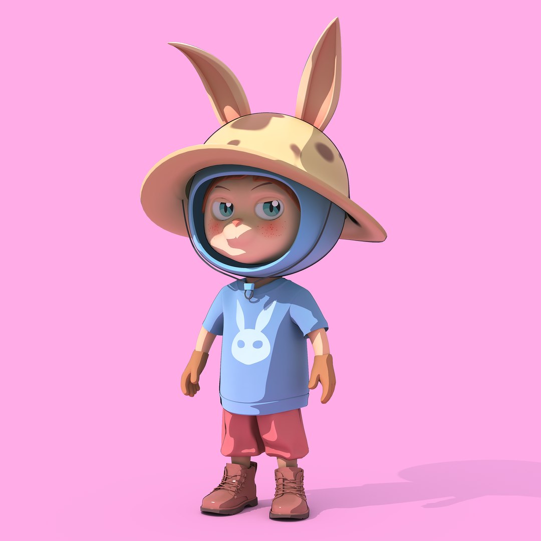 3D model Bunny Collection 3D Model Volume 3 - TurboSquid 2136563