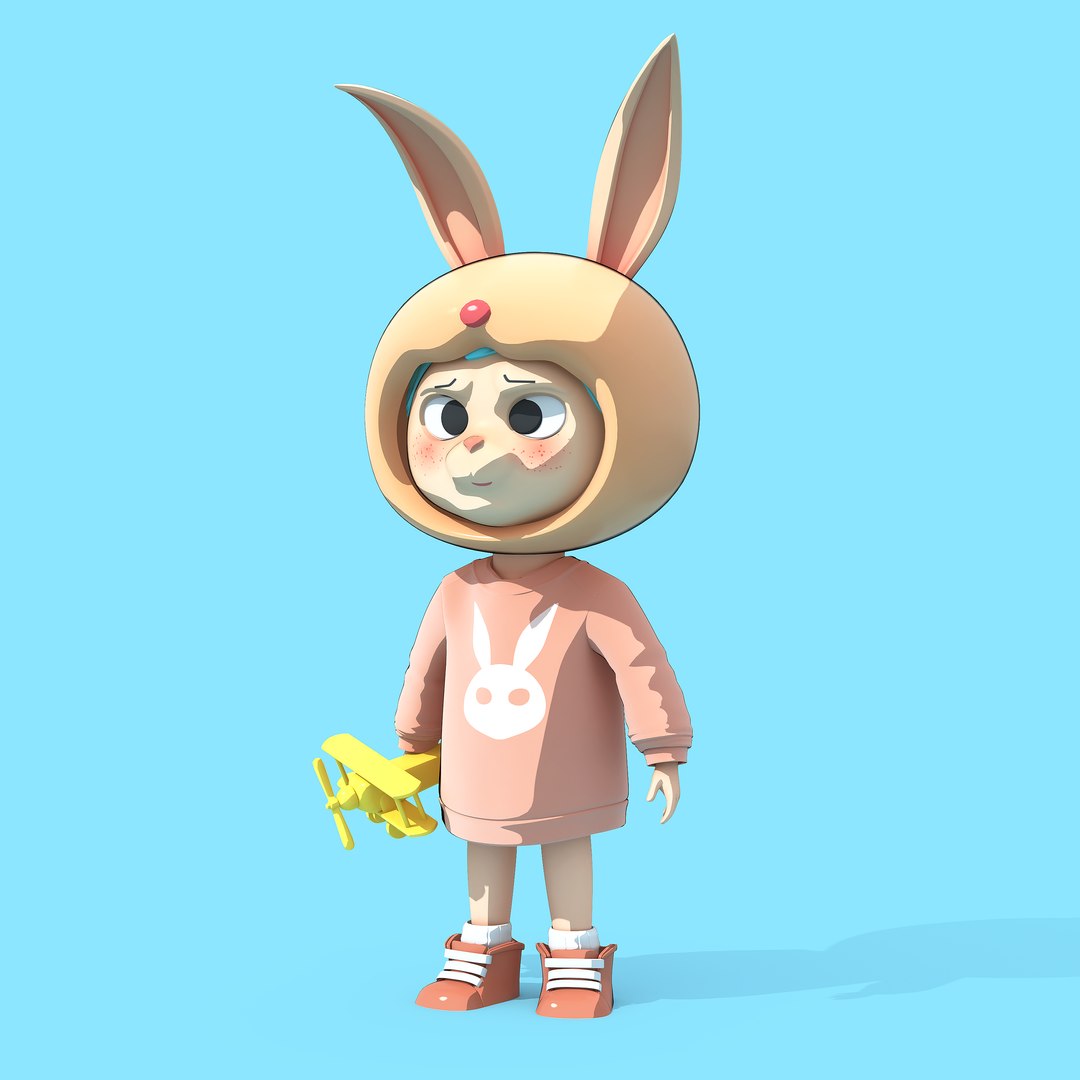 3D model Bunny Collection 3D Model Volume 3 - TurboSquid 2136563