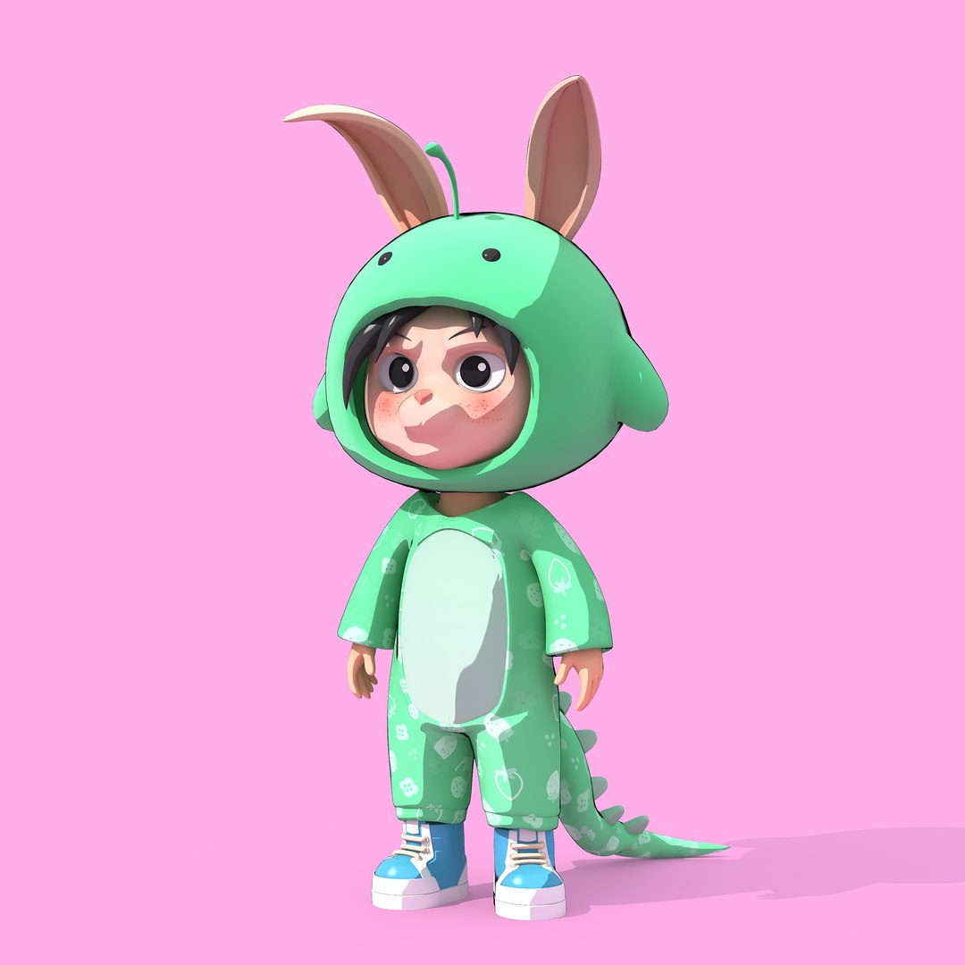 3D model Bunny Collection 3D Model Volume 3 - TurboSquid 2136563
