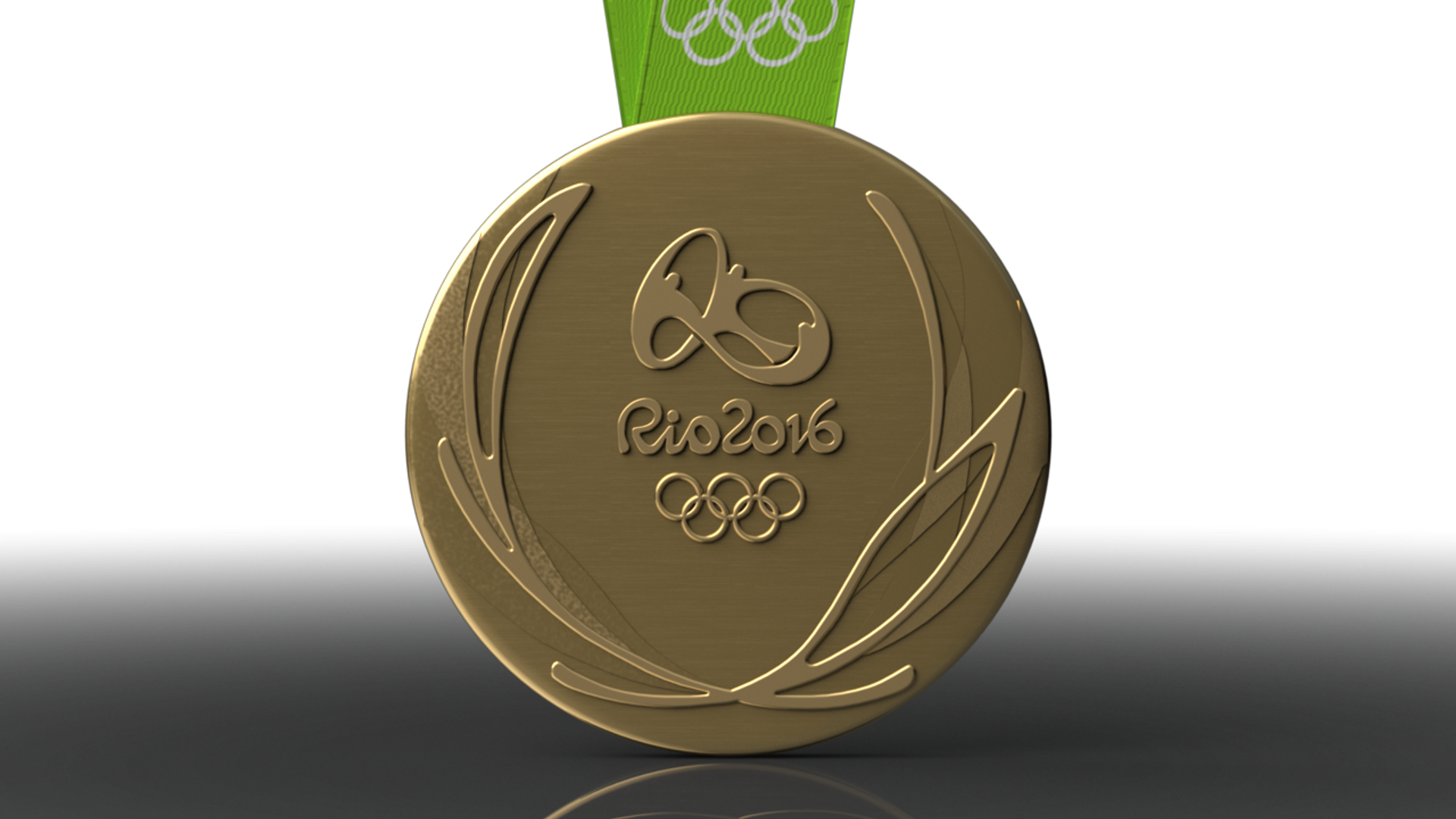 Rio 2016 Olympics Medals 3d Model