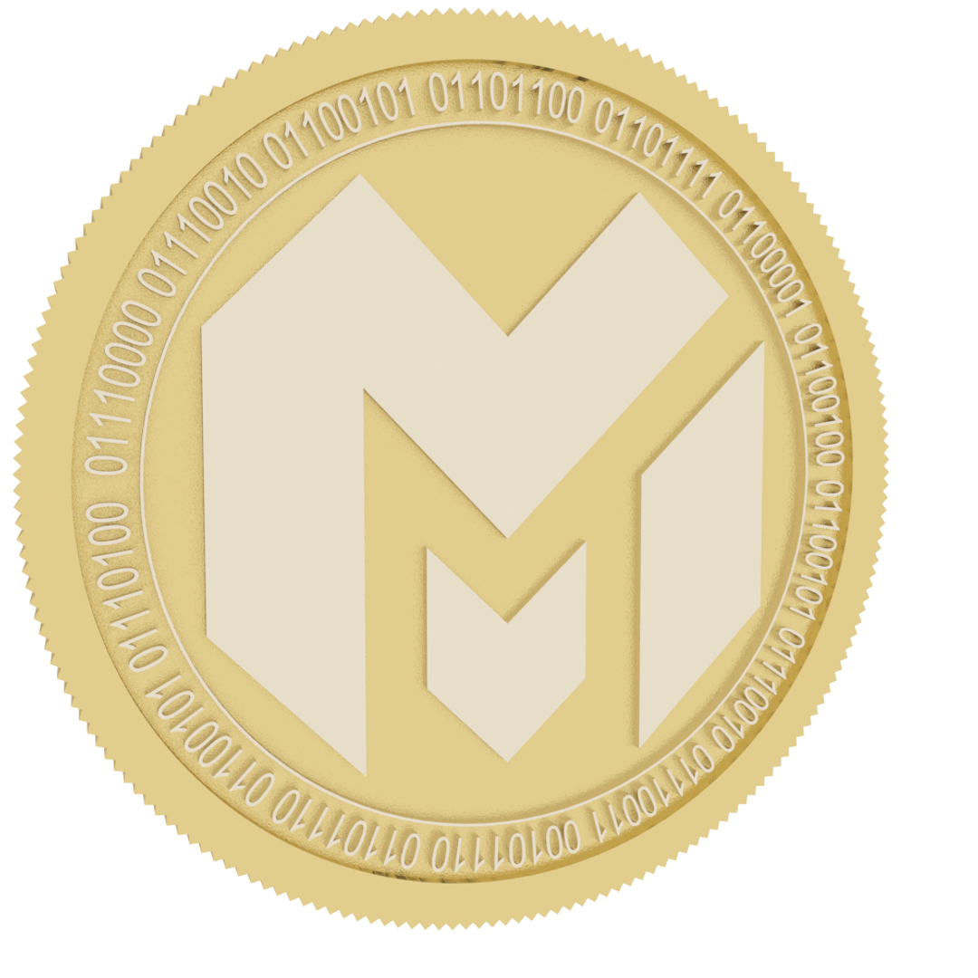 Macro mcr gold coin 3D model - TurboSquid 1614229