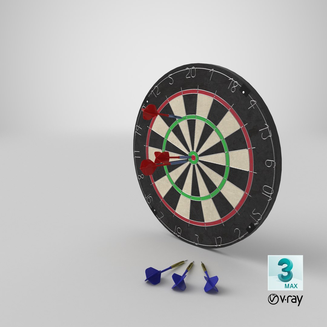 3D darts - TurboSquid 1467004