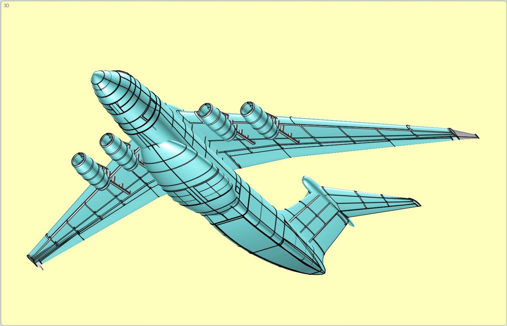 3ds Max China Y-20 Transport Aircraft