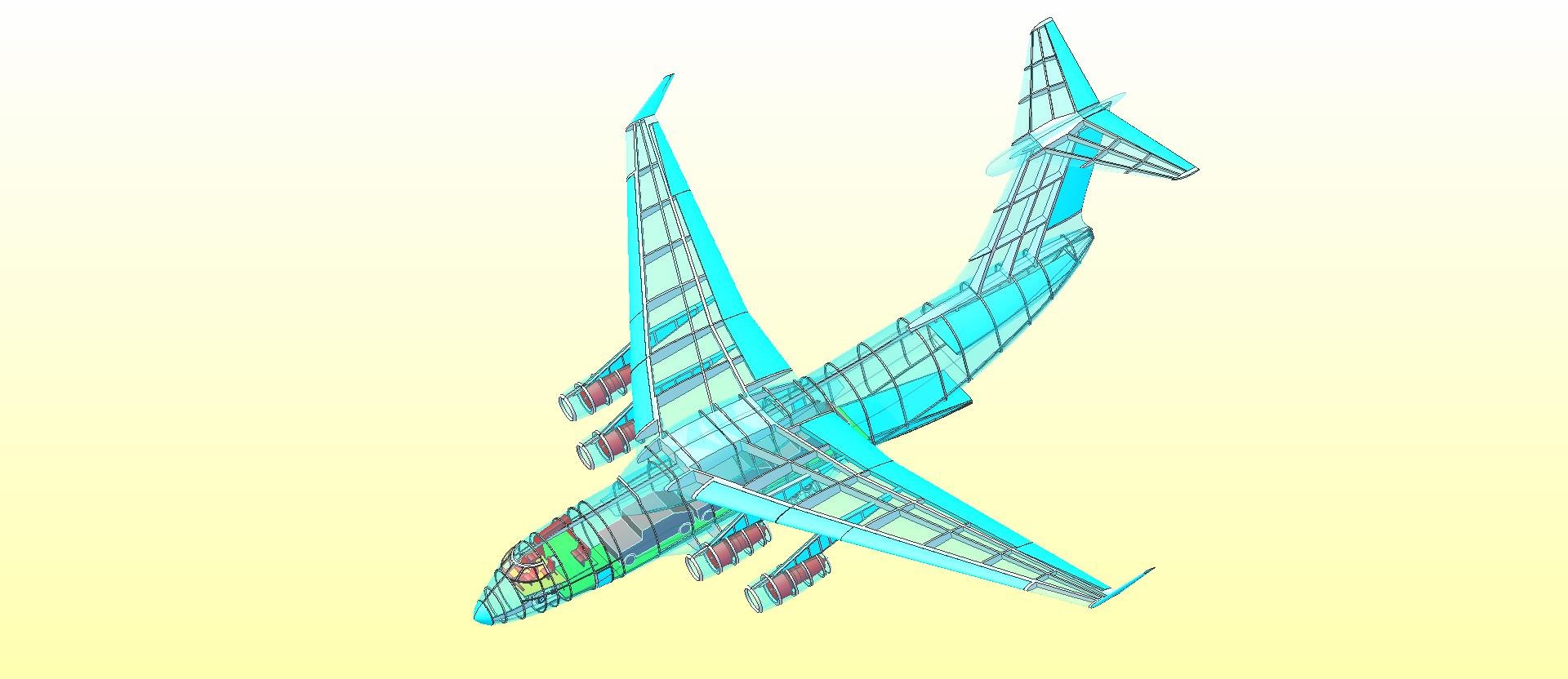 3ds Max China Y-20 Transport Aircraft