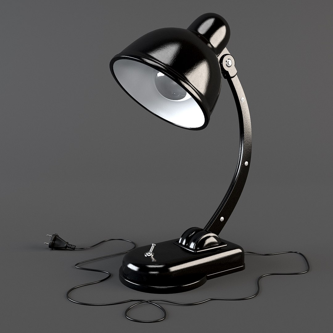 desk lamp obj