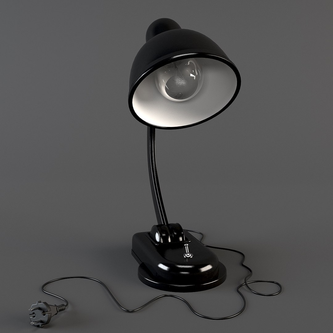 desk lamp obj