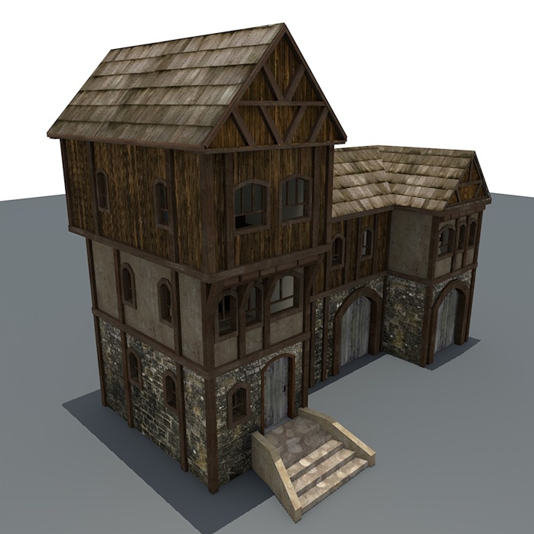 Medieval House 3d Model