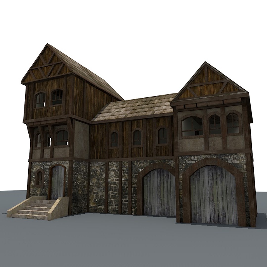 Medieval House 3d Model