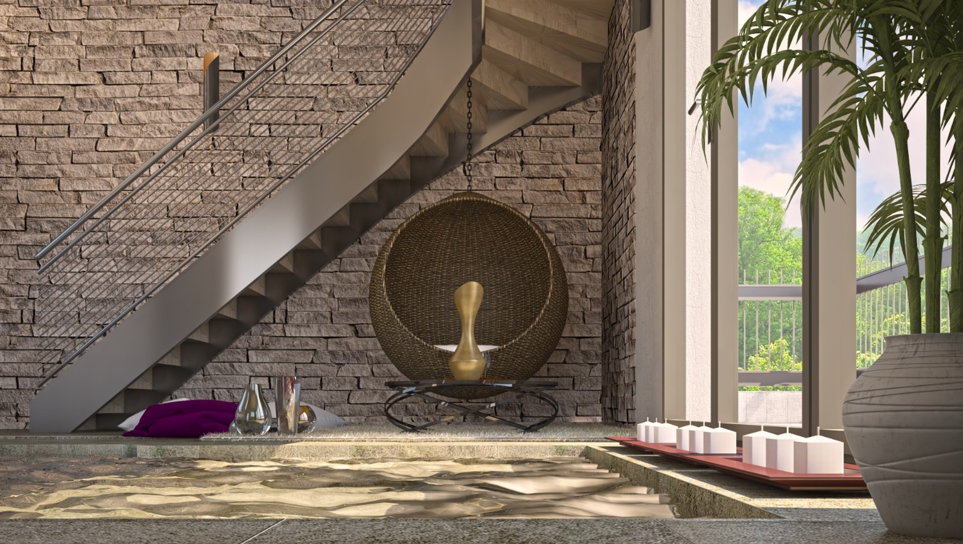 3D Pool Party Room - TurboSquid 1265816