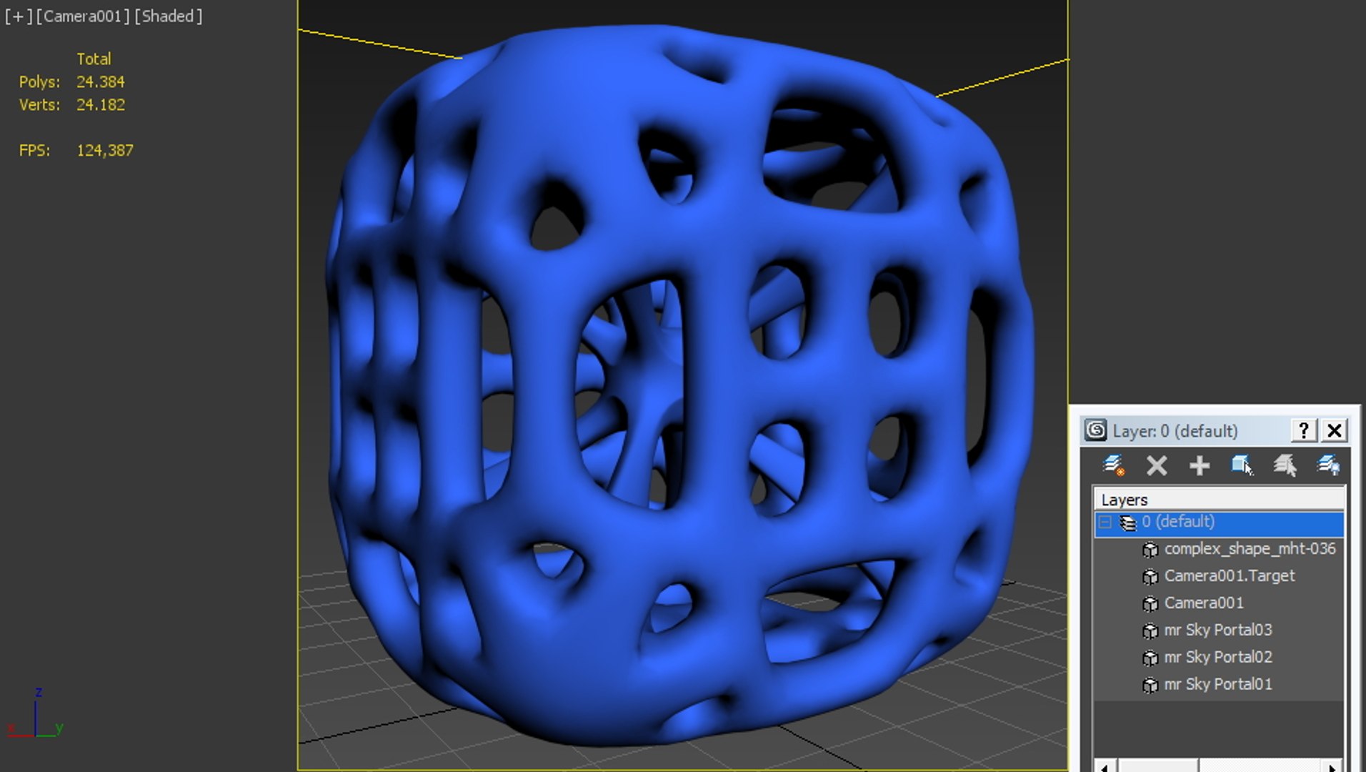 Complex Shape 3d Model