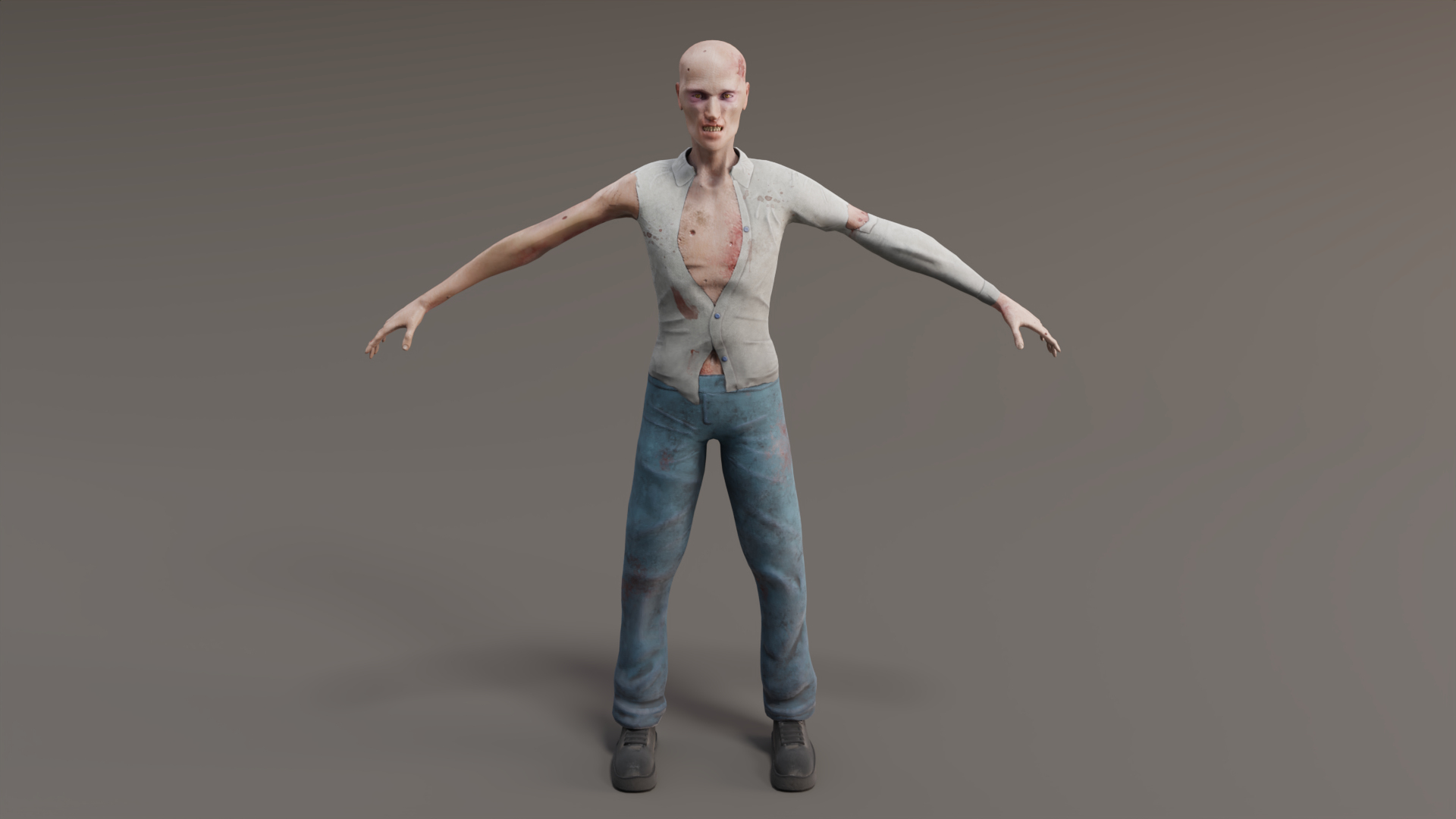 3D Character Zombie Model - TurboSquid 1519893