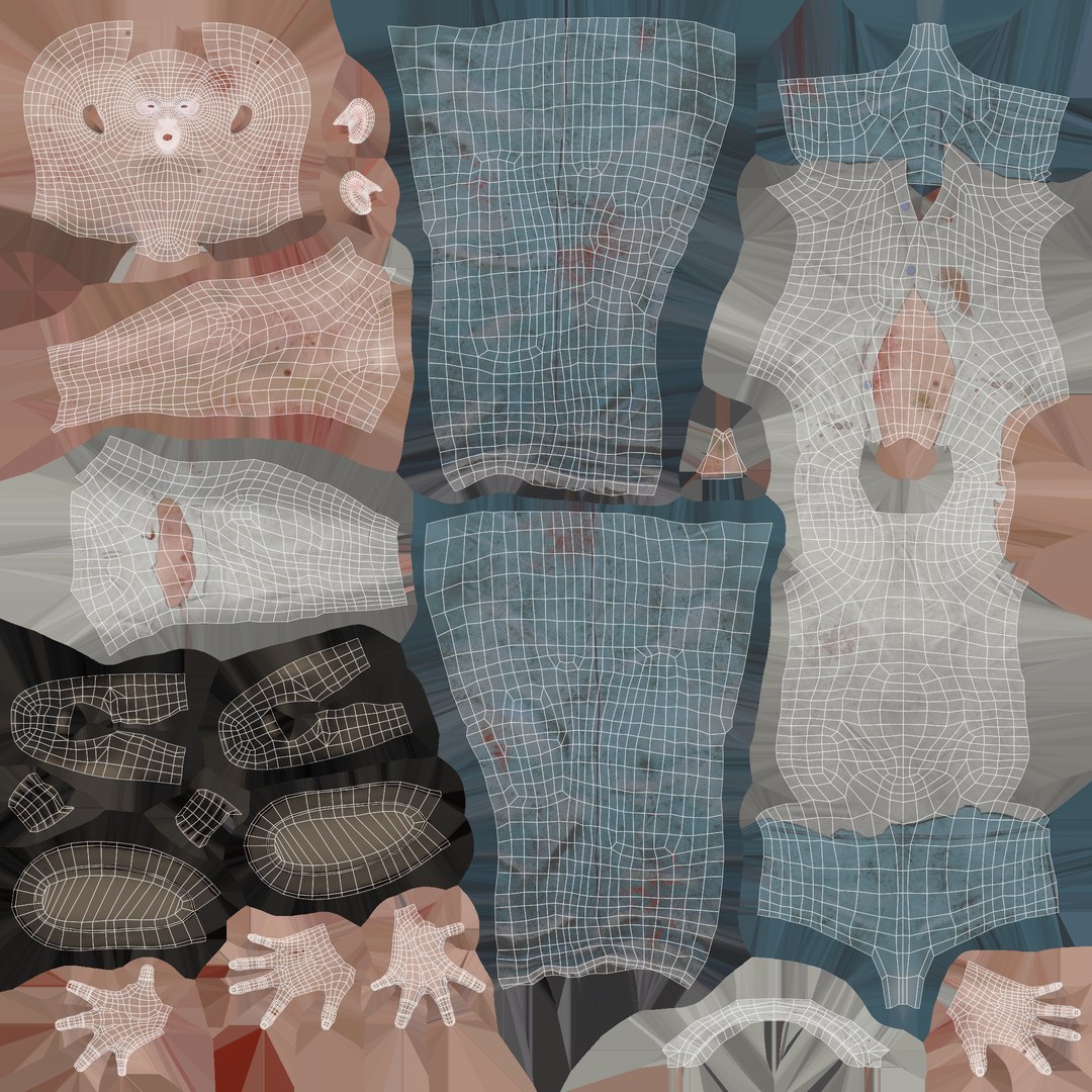 3D Character Zombie Model - TurboSquid 1519893