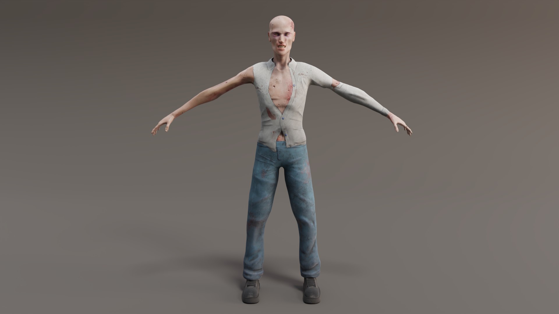 3D Character Zombie Model - TurboSquid 1519893
