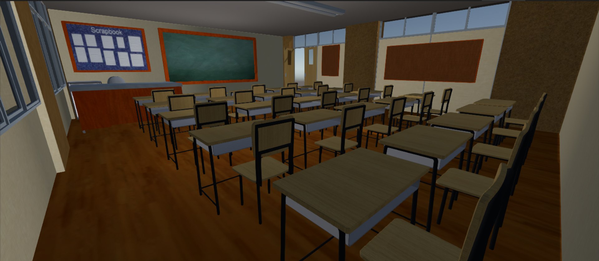 - Class Room Polys 3D Model - TurboSquid 1162697