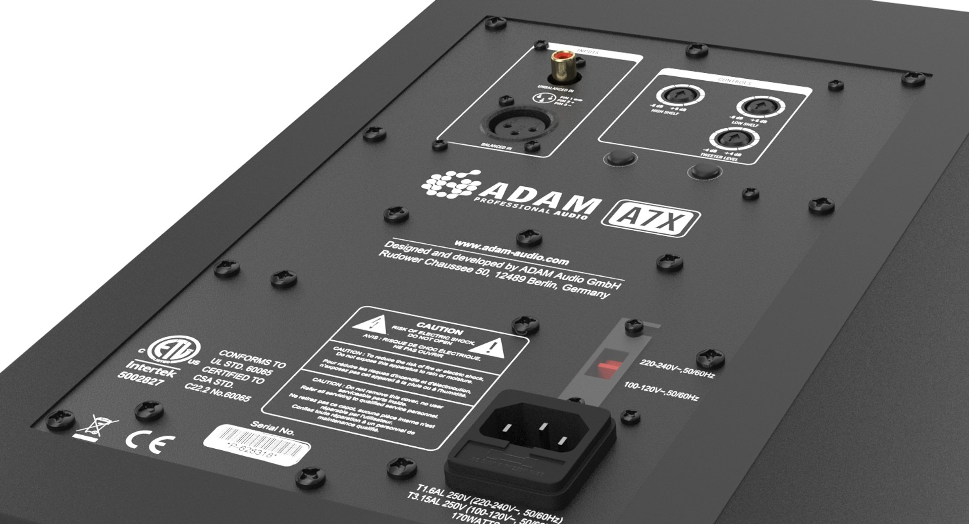 Adam A7x Speakers 3D Model - TurboSquid 1406407