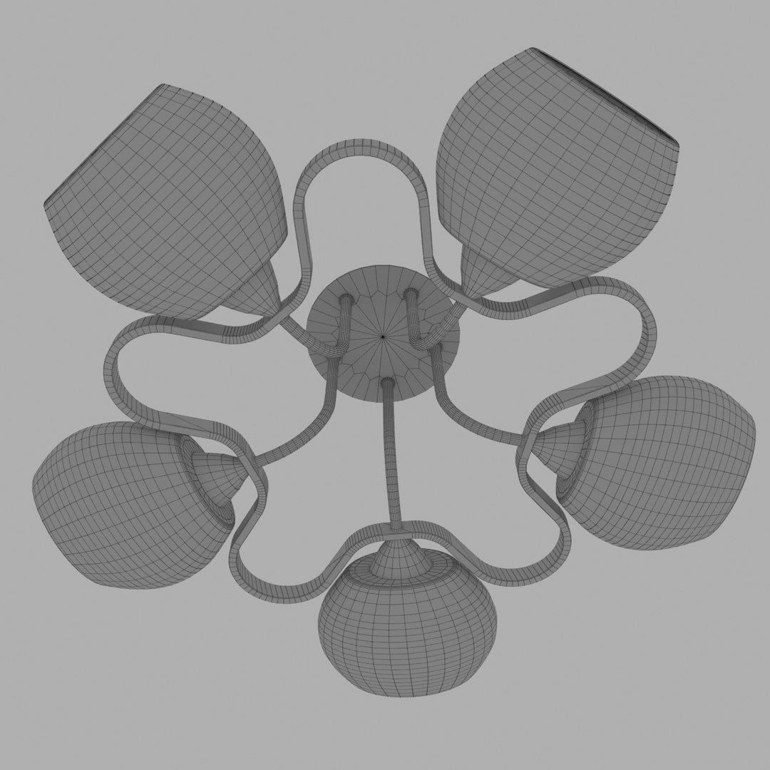 3d Chandelier Lamp Ceiling Model