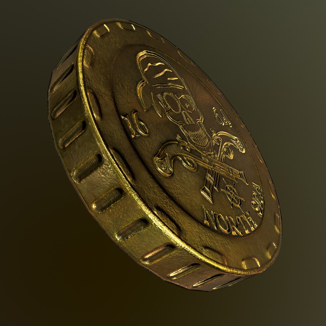 3D 3 Coin Model - TurboSquid 1406177