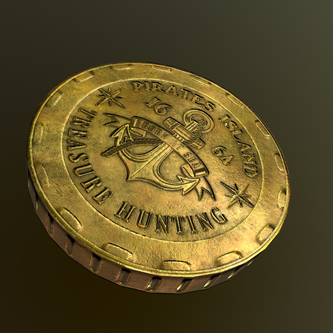 3D 3 Coin Model - TurboSquid 1406177