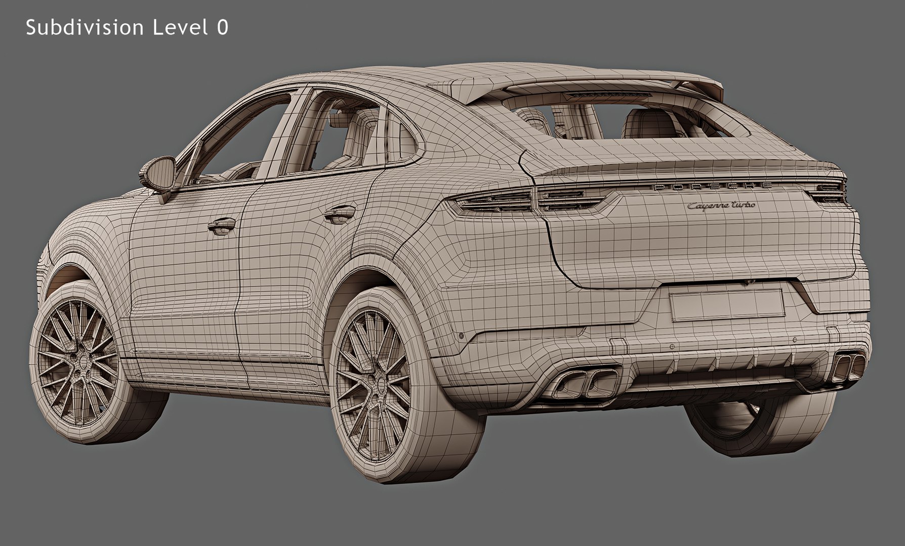 2020 Porsche Cayenne Turbo 3D Model - TurboSquid 1422206