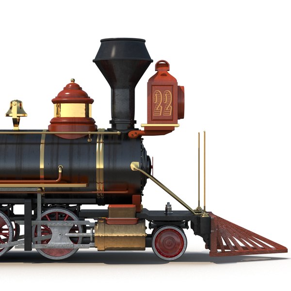 3ds max steam train locomotive