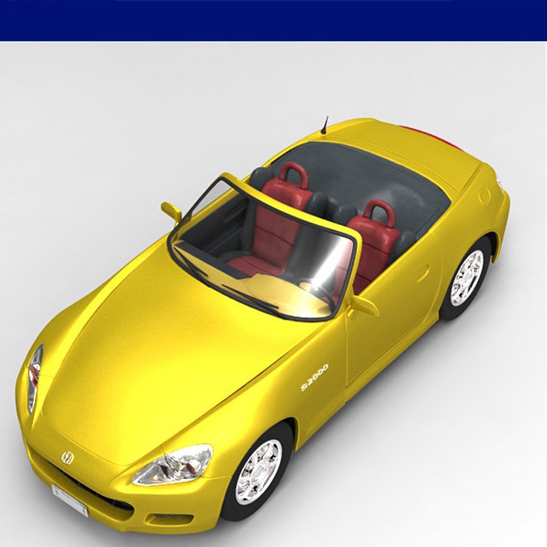 Honda S2000 Model - TurboSquid 1246869
