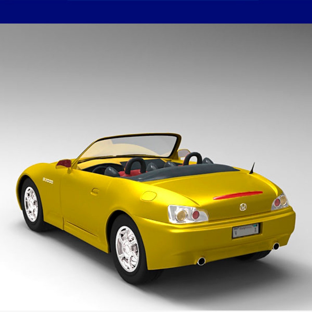 Honda S2000 Model - TurboSquid 1246869