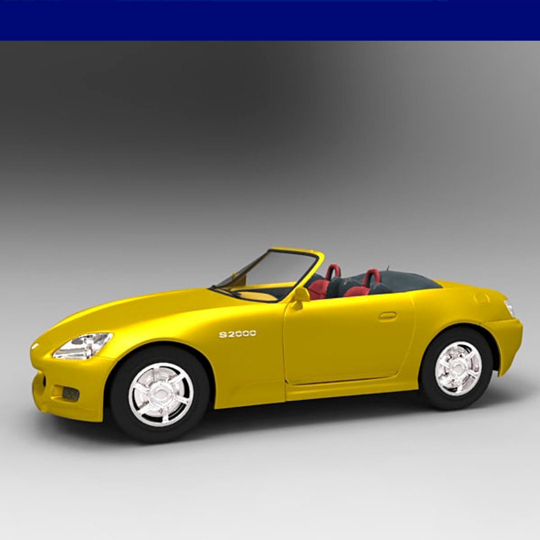 Honda S2000 Model - TurboSquid 1246869
