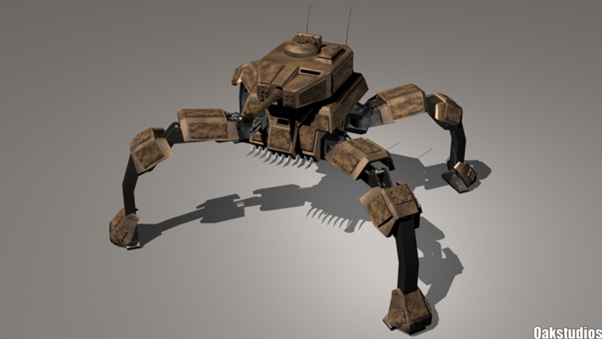 Spider Tank 3d Model
