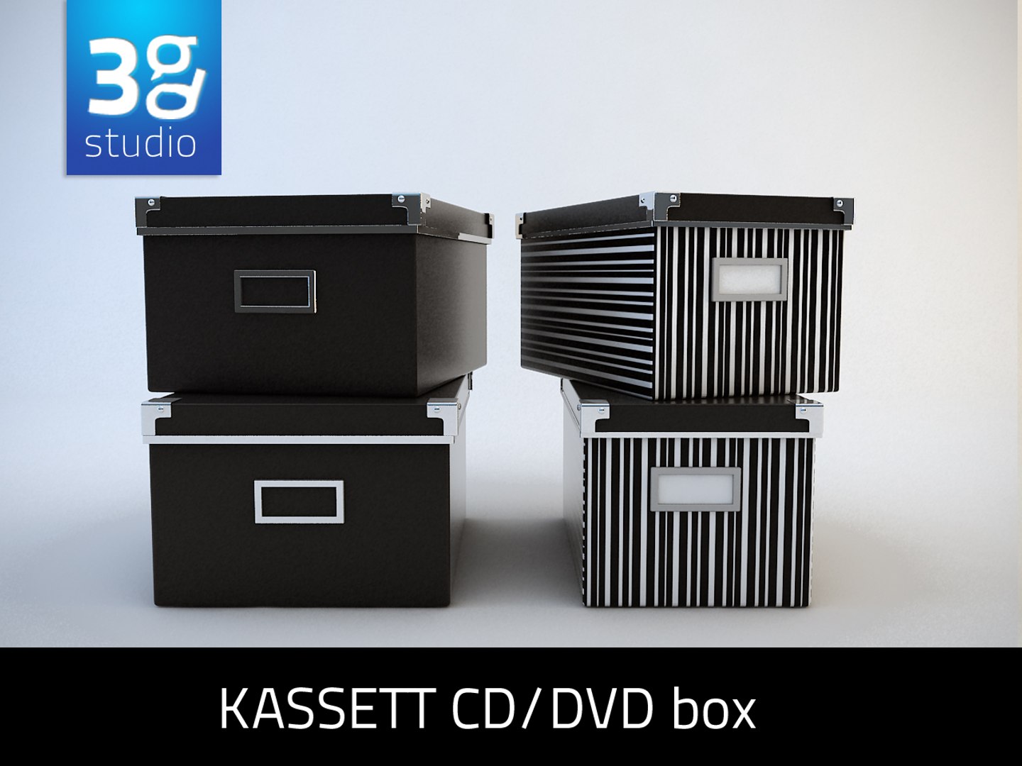 3dsmax Kassett Cd-dvd Box