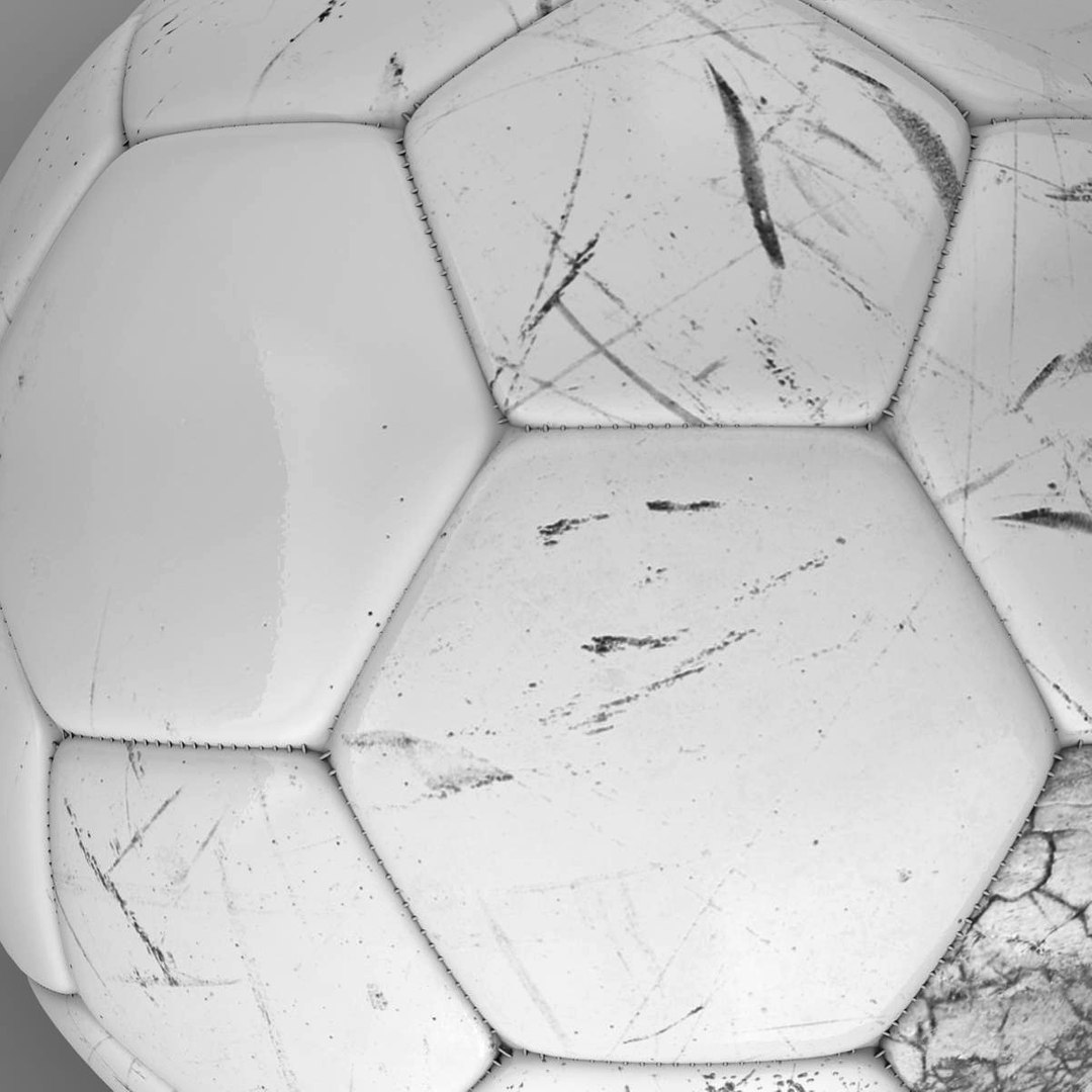 Ball Soccer White 3d Model