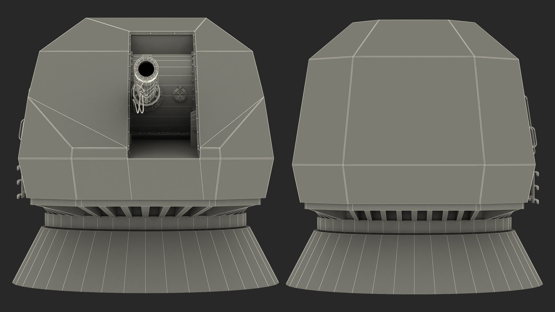 A192m 130 Mm Naval Gun 3D Model - TurboSquid 1446805