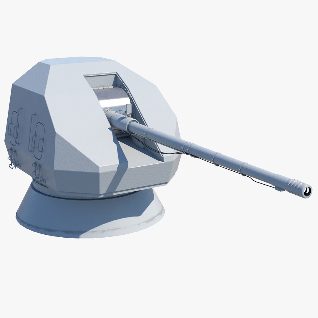 A192m 130 mm naval gun 3D model - TurboSquid 1446805