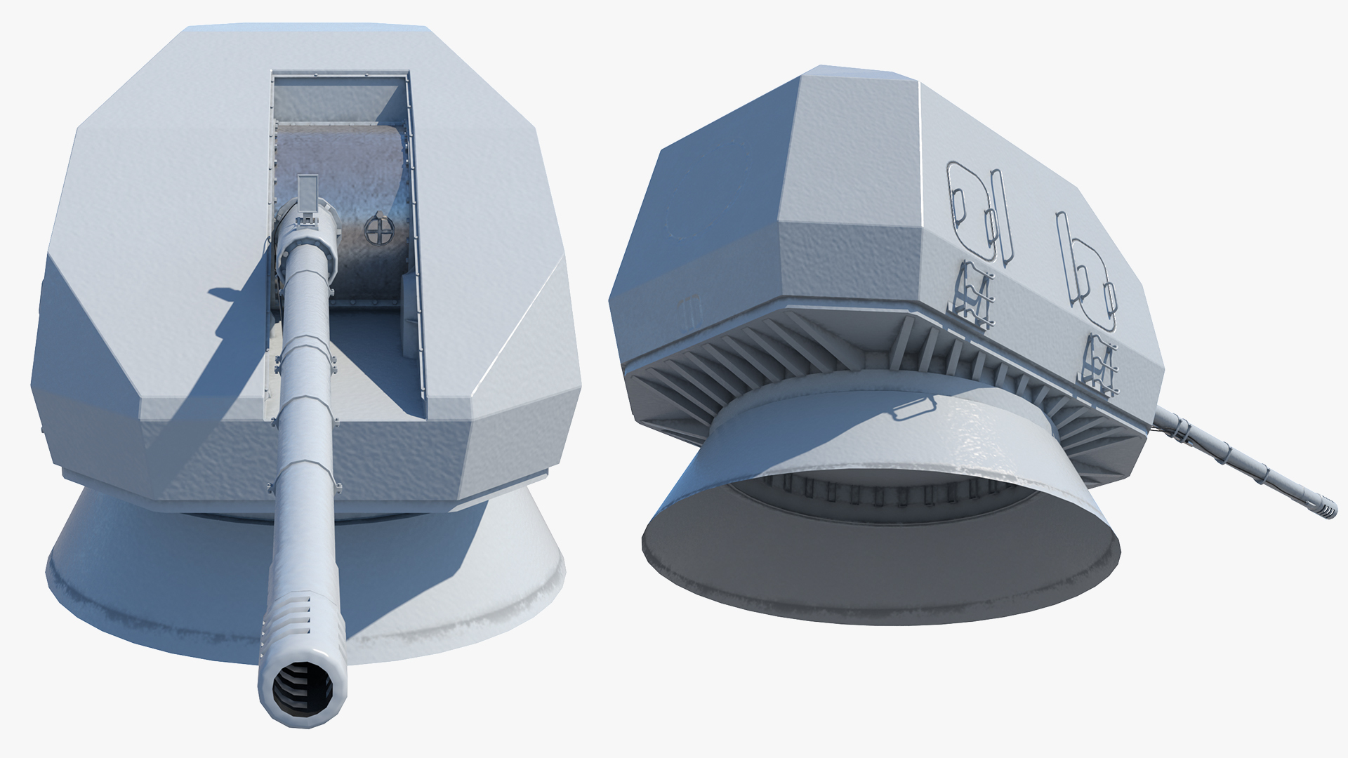 A192M 130毫米舰炮系统3D模型 - TurboSquid 1446805