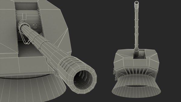 A192m 130 mm naval gun 3D model - TurboSquid 1446805