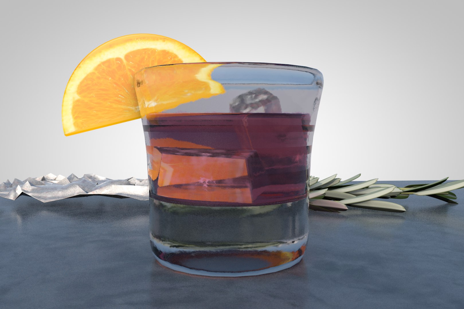 Cocktail Drink Glass 3D Model - TurboSquid 1472859