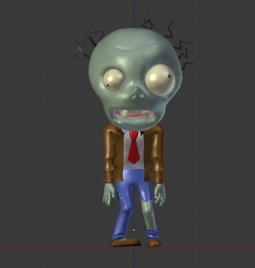 3D Chibi Zombie - TurboSquid 1203095