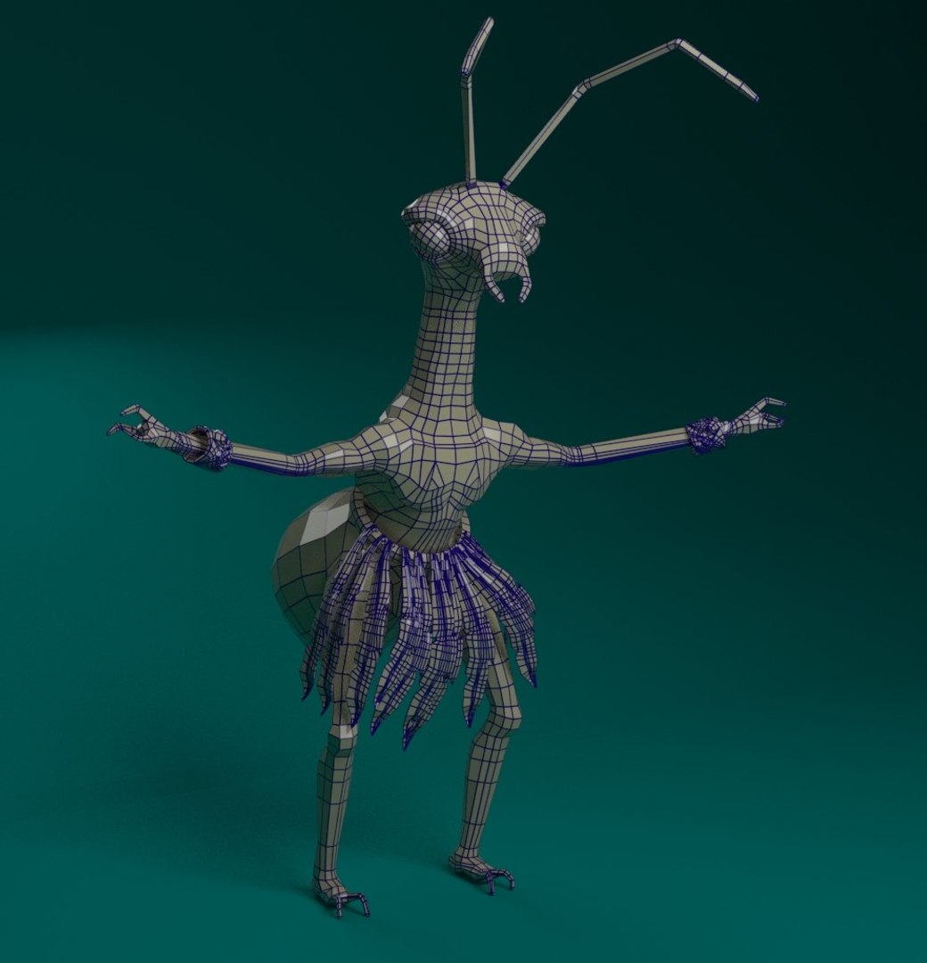 Character Monster Ant Model - TurboSquid 1564972